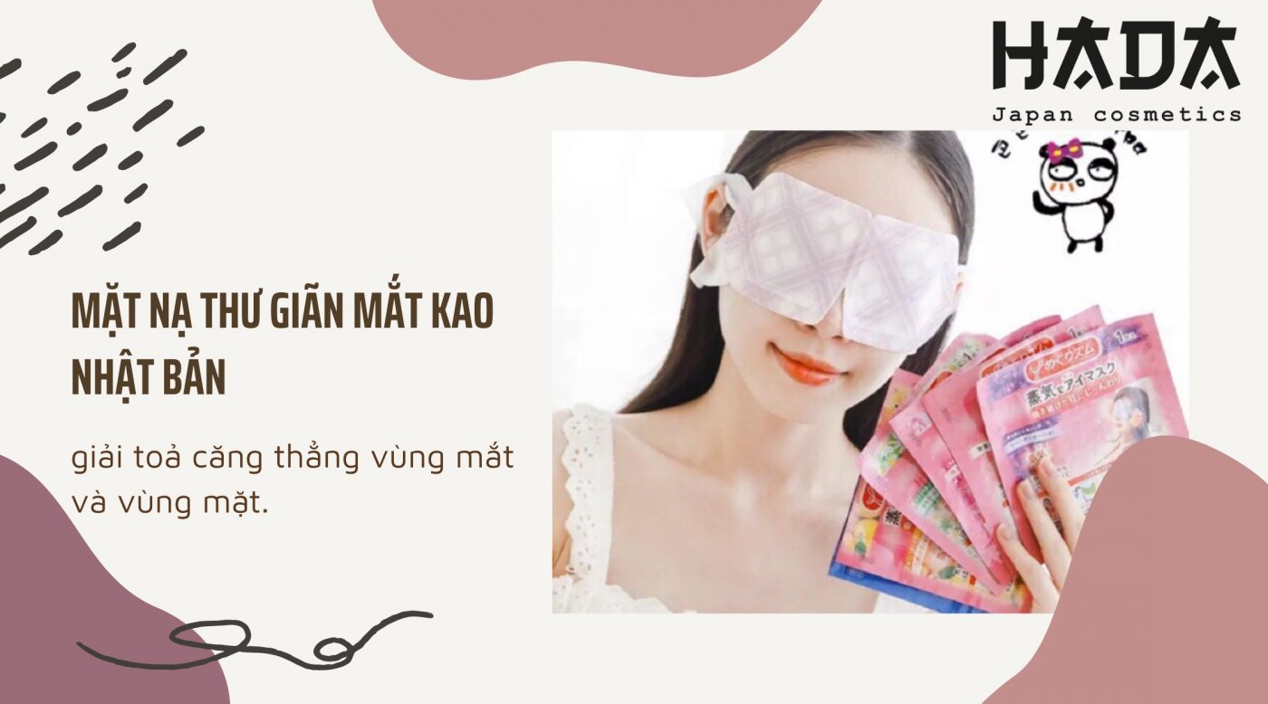 Mặt nạ thư giãn mắt KAO Nhật Bản chính hãng Nhật